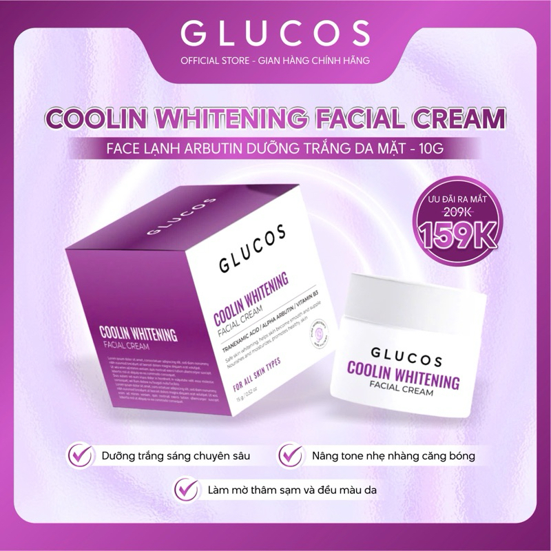 FACE LẠNH ARBUTIN 10G nâng cấp của Face dẻo arbutin - COOLIN WHITENING ...