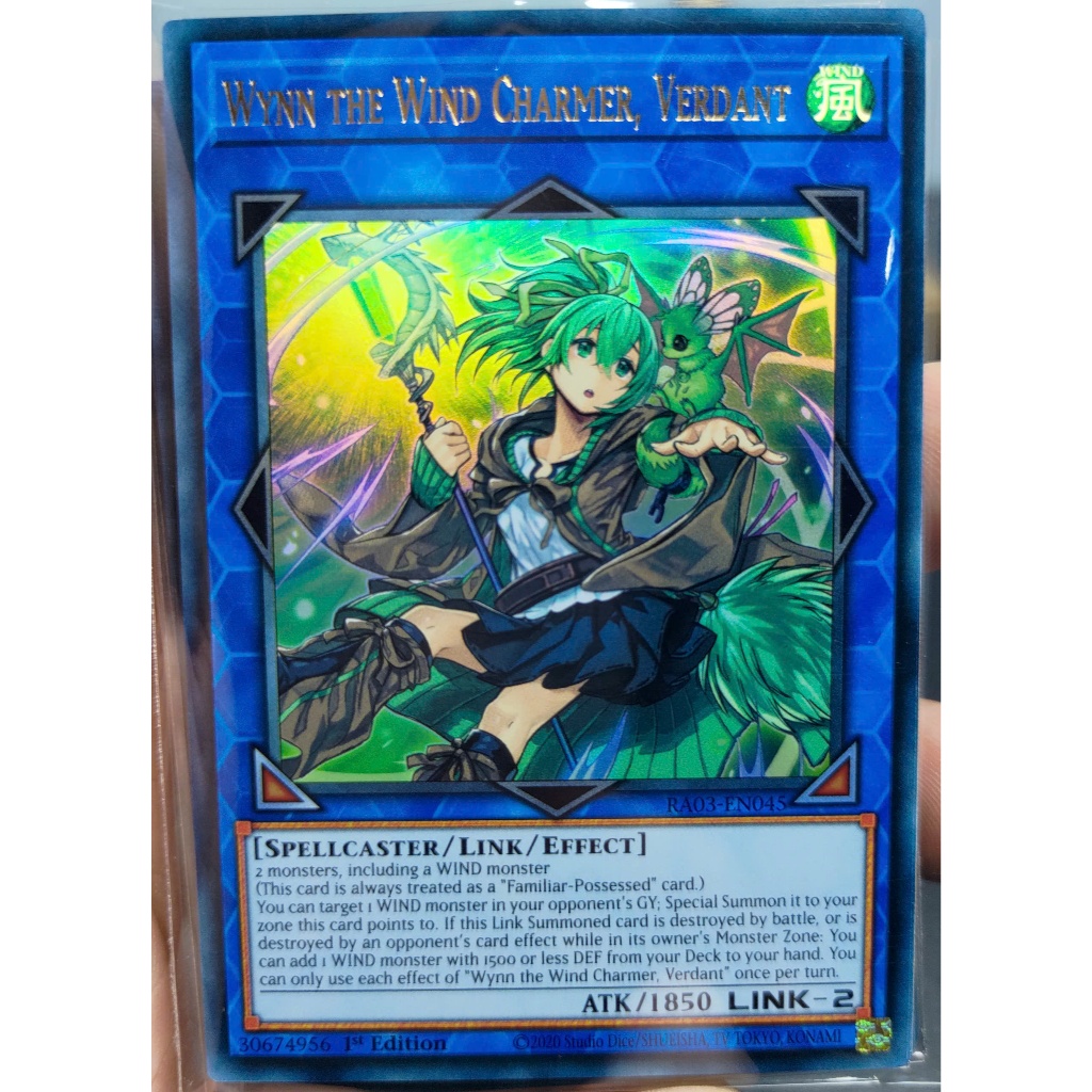 [KW2 Yugioh] [EN-UK] [Waifu] Thẻ bài RA03-EN045 Wynn the Wind Charmer ...
