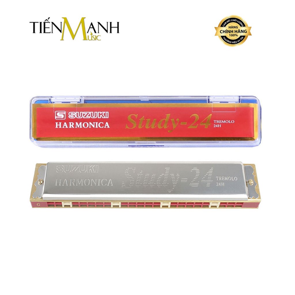 [Chính Hãng] Kèn Harmonica Tremolo Suzuki Study 24 Lỗ (Key C 24 Holes) | Shopee Việt Nam
