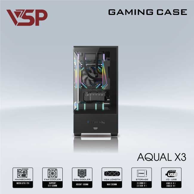 Vỏ Case VSP AQUAL X3 BLACK | Shopee Việt Nam