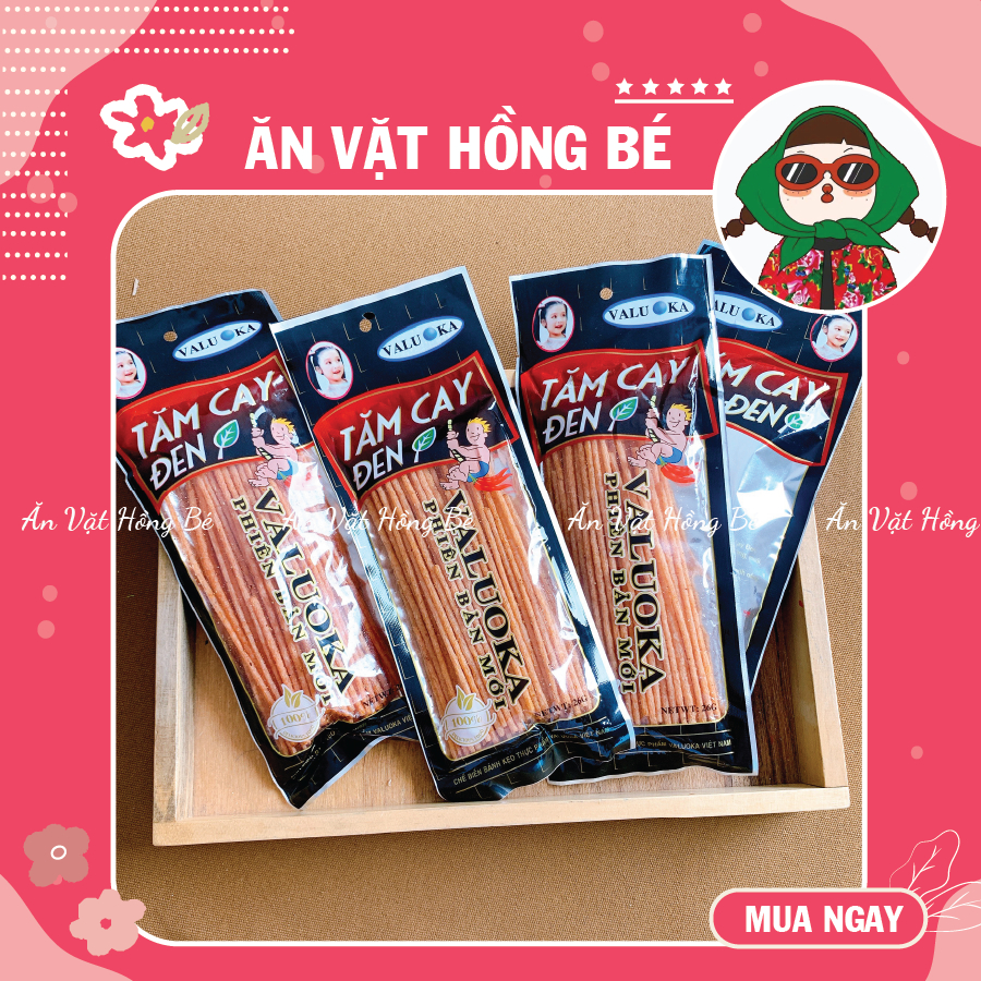 (COMBO 10 GÓI) Tăm Cay Đen Aluowa Đặc Biệt Trẻ Em - Snack Hình Tăm Cay ...