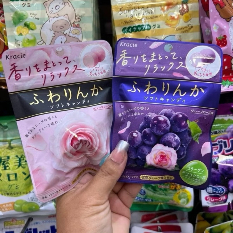 Kẹo Hoa Hồng Collagen Kracie Thơm Cơ Thể Nhật Bản 32g - Gói 10 viên | Shopee Việt Nam