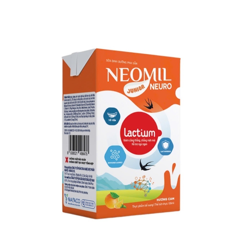 [CHÍNH HÃNG] 5 LỐC VỊ CAM - Thức Uống Dinh Dưỡng Bổ Sung Lactium Neomil Neuro Junior | Shopee ...