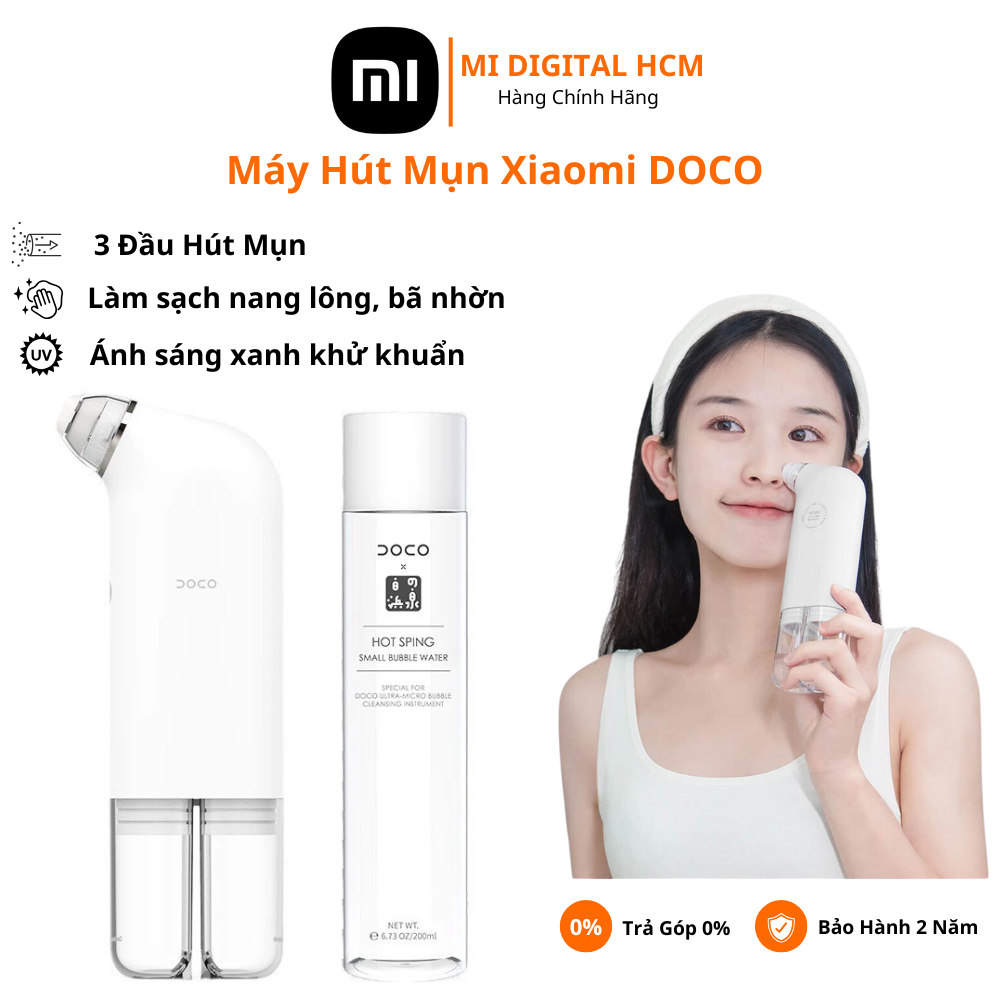 Máy Hút Mụn Xiaomi DOCO Chính Hãng - Máy Hút Mụn Cầm Tay Thế Hệ Mới, Hút Sạch Sâu Nang Lông ...