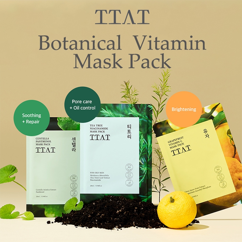 Mặt Nạ TTAT Centella / Tea Tree / Niacinamide /Vitamin C Mặt Nạ Dưỡng ...