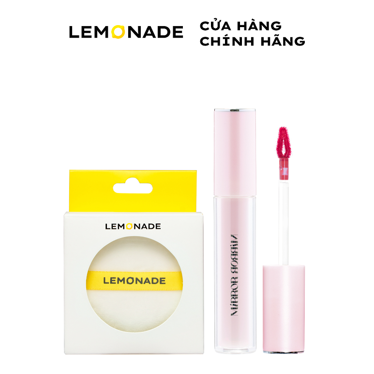 Combo Lemonade Son tint bóng không dính bền màu Mirror Mirror Water ...