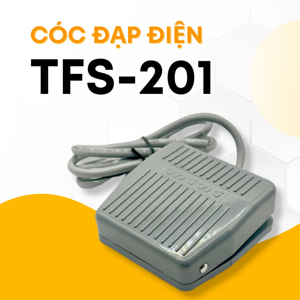 Công Tắc Bàn Đạp Chân TFS-201 220V/10A cáp dài 2 mét | Shopee Việt Nam