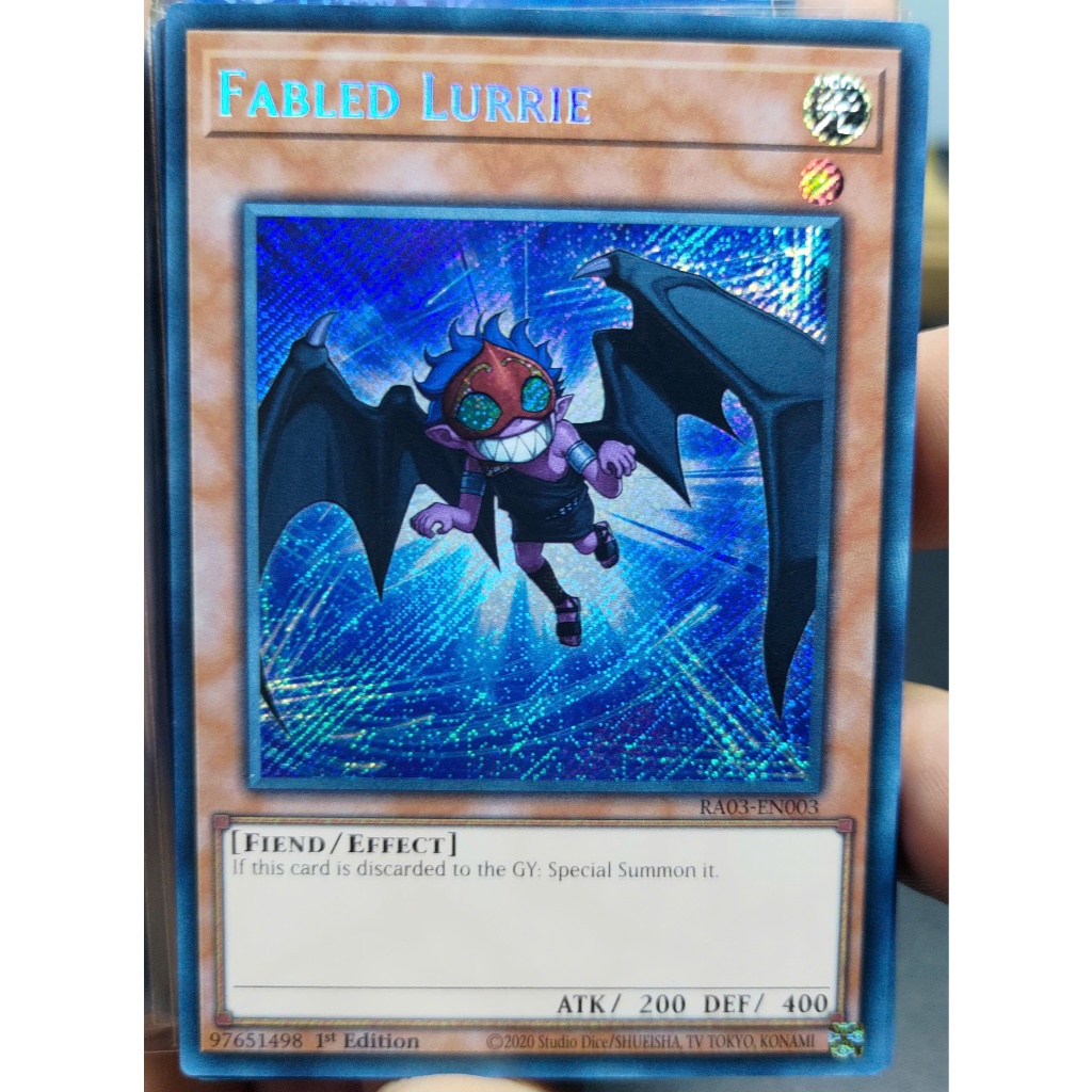 [KW2 Yugioh] [EN-UK] Thẻ bài RA03-EN003 Fabled Lurrie | Shopee Việt Nam