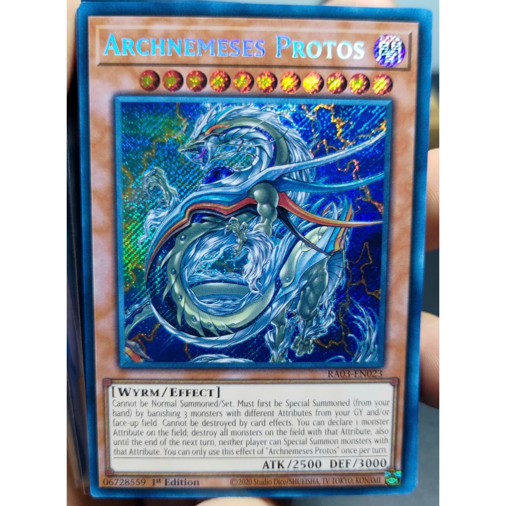 [KW2 Yugioh] [EN-UK] [Nice Art] Thẻ bài RA03-EN023 Archnemeses Protos | Shopee Việt Nam