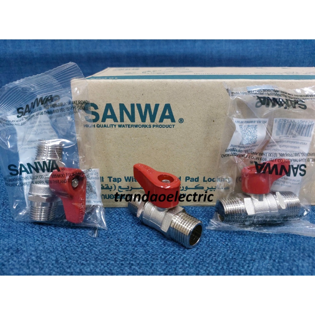 Van bi BV15 MM hai đầu ren ngoài Sanwa 1/2" (21mm) - Hàng chính hãng Sanwa Thái Lan | Shopee ...