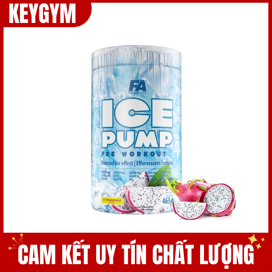 [HÀNG CÔNG TY] FA Ice Pump Pre Workout Tăng Sức Mạnh Vượt Trội, Tăng ...