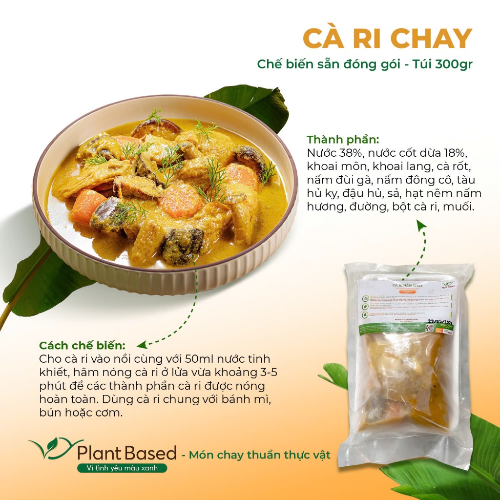 Cà ri chay VY Plant Based 330gr | Shopee Việt Nam