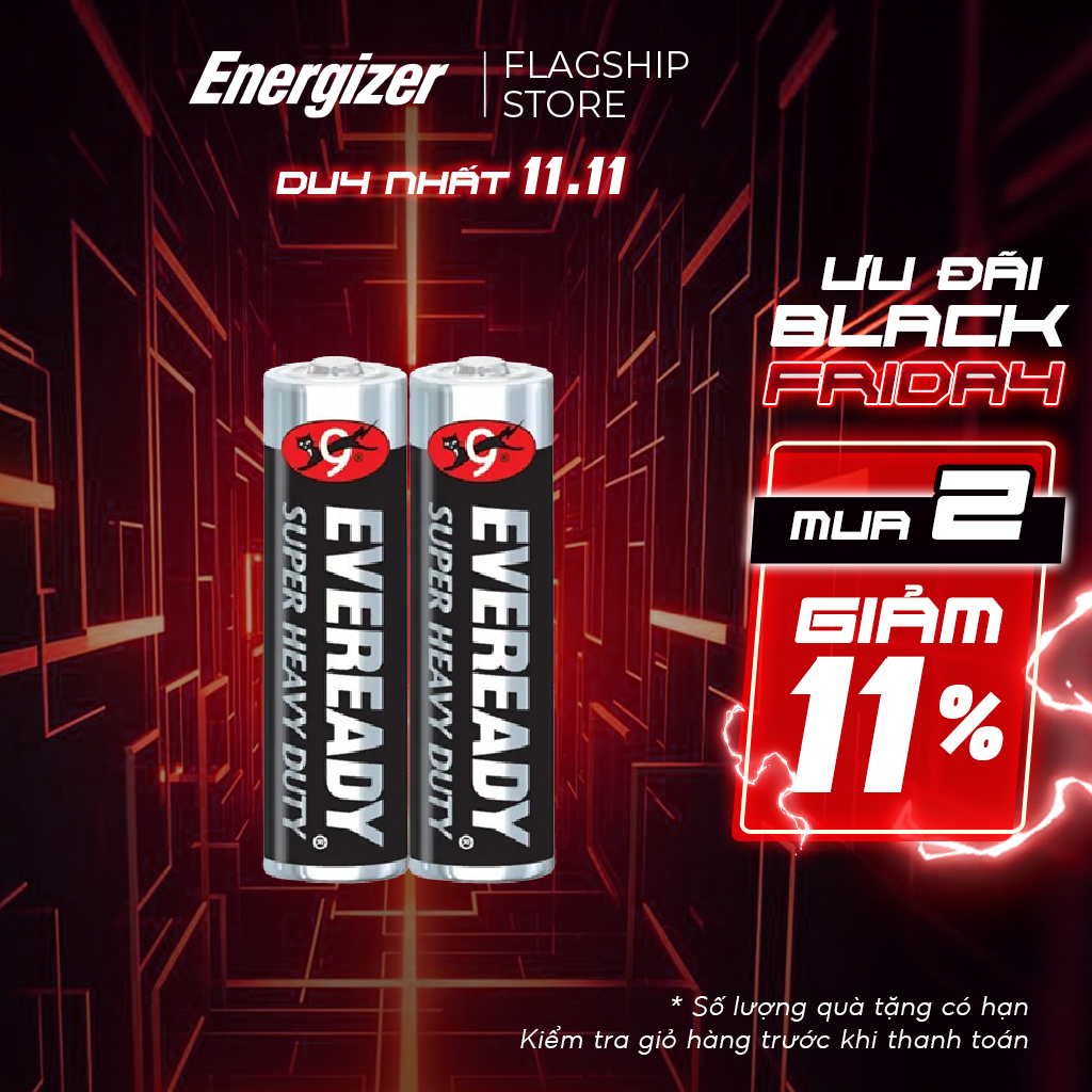 PIN EVEREADY SUPER HEAVY DUTY 1215 SW2 AA | Shopee Việt Nam