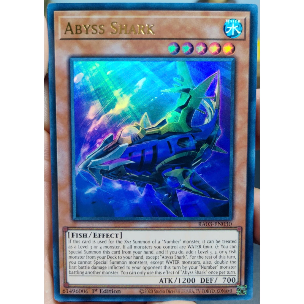 [KW2 Yugioh] [EN-UK] Thẻ bài RA03-EN030 Abyss Shark | Shopee Việt Nam