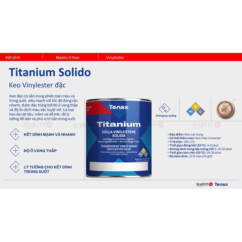 Keo dán đá Granite, Marble, Thạch anh Tenax Titanium Cực trong suốt - Nhập khẩu 100% Italy ...