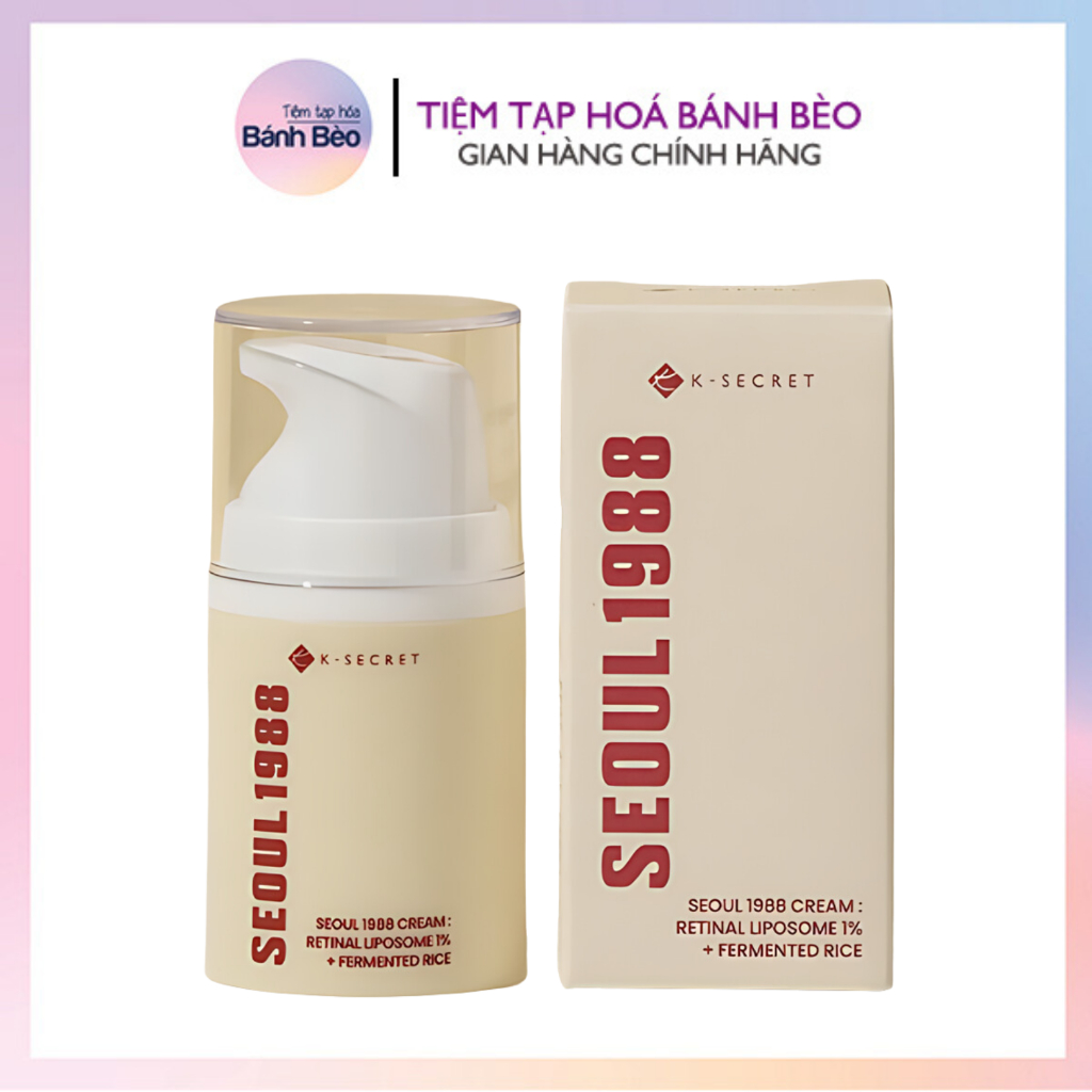 Kem dưỡng K-SECRET Seoul 1988 Cream : Retinal Liposome 1% + Fermented ...