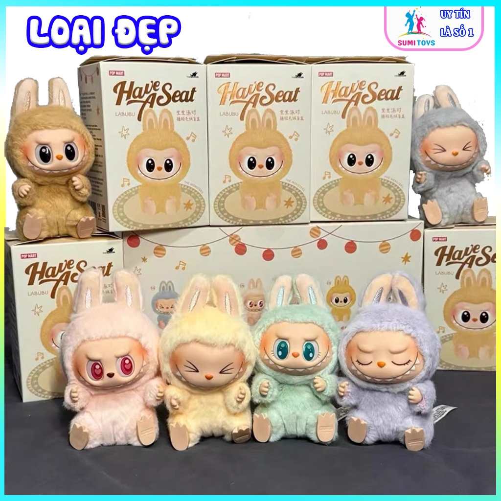 Fullbox túi mù Labubu V1 V2 popmart, móc khoá Labubu V1 V2 phối đồ siêu ...