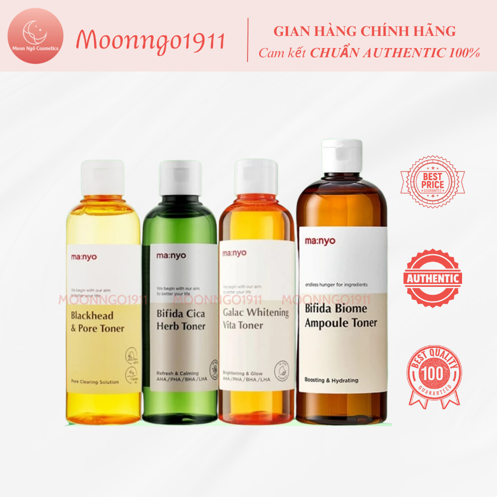 Nước Toner Hoa Hồng Manyo Ma:nyo Bifida Biome Ampoule Toner | Shopee ...