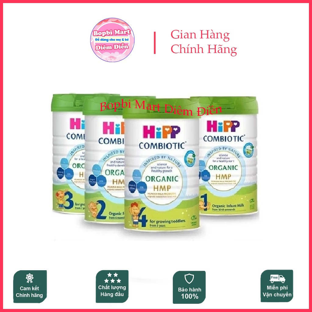 [ Mẫu Mới ] Sữa HiPP Organic HMP Số 1/2/3 Lon 350g/800g [ Cam Kết Chính Hãng ] | Shopee Việt Nam