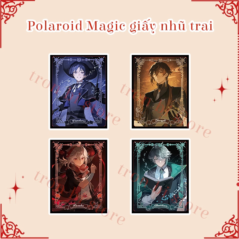 Polaroid Magic Gen.shin Im.pa.ct 6,6 x 8,6 cm giấy nhũ trai | Shopee ...