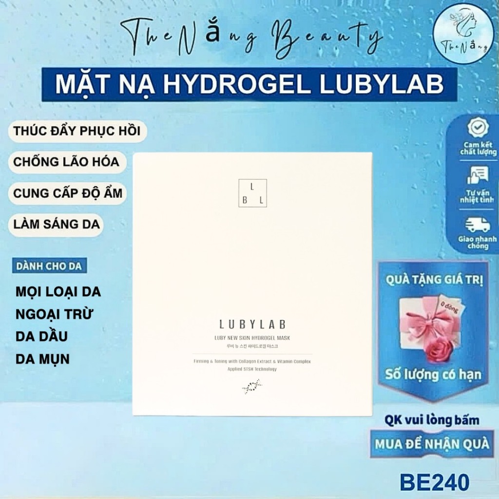 Mặt Nạ LUBYLAB Hydrogel BE240 Dưỡng Ẩm Căng Bóng Trắng Sáng Chống Lão ...