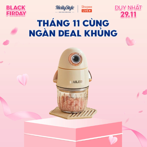 K136_Máy xay thực phẩm mini KAILER dung tích 0.3L, công suất 200W model KL-003 | Shopee Việt Nam