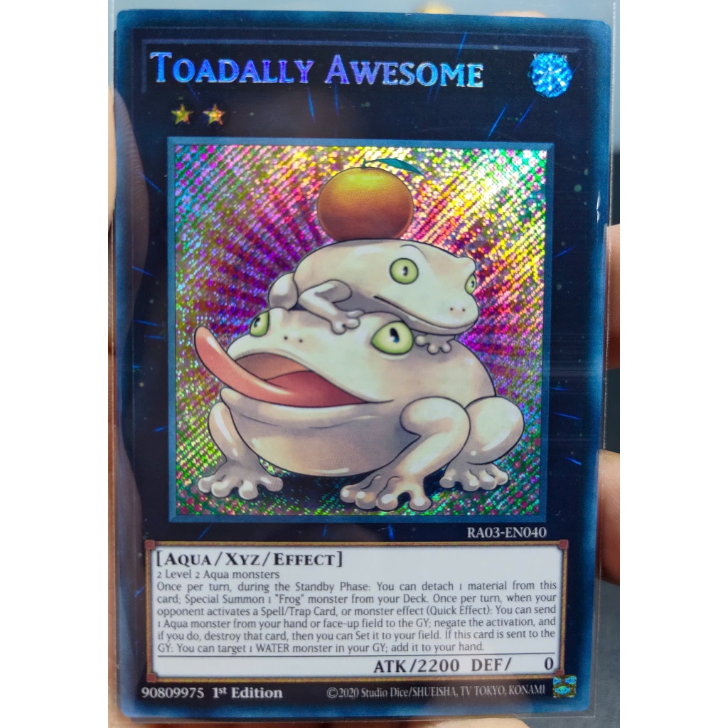 [KW2 Yugioh] [EN-UK] [Nice Art] Thẻ bài RA03-EN040 Toadally Awesome | Shopee Việt Nam
