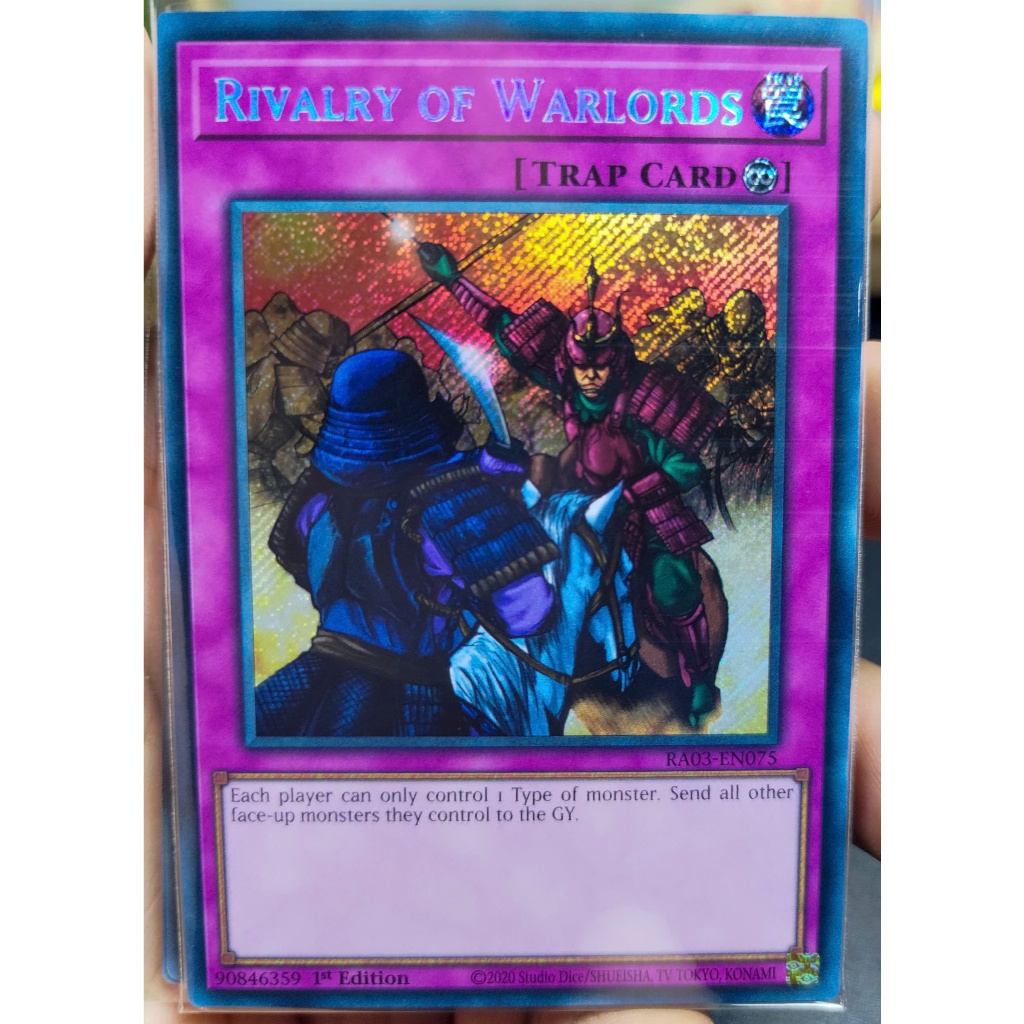 [KW2 Yugioh] [EN-UK] [Nice Art] Thẻ bài RA03-EN075 Rivalry of Warlords | Shopee Việt Nam