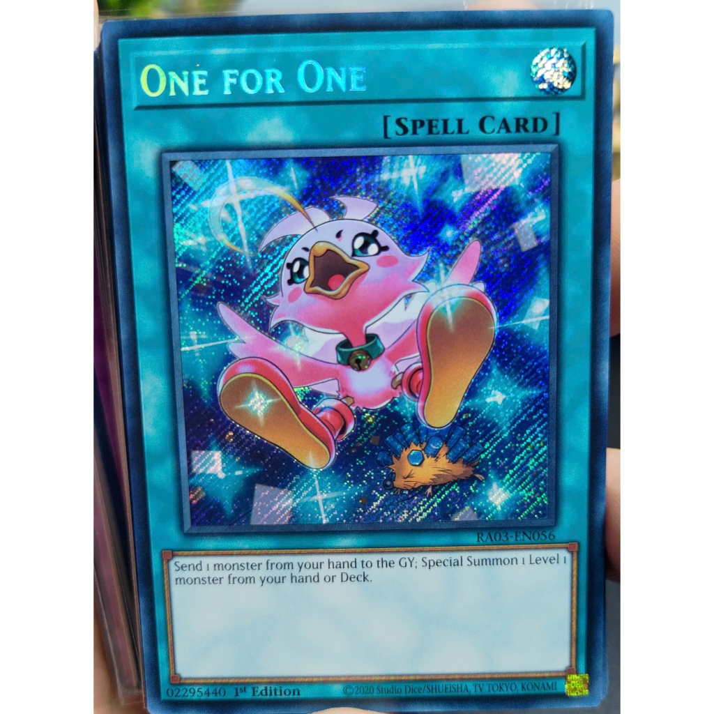 [KW2 Yugioh] [EN-UK] [Nice Art] Thẻ bài RA03-EN056 One for One | Shopee Việt Nam