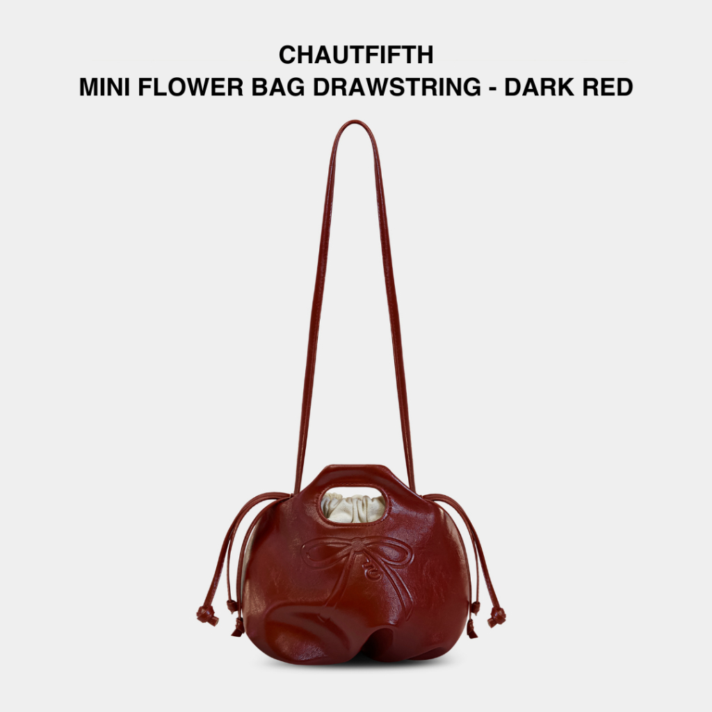 Túi MINI FLOWER dây rút nơ ép Drawstring - CHAUTFIFTH | Shopee Việt Nam