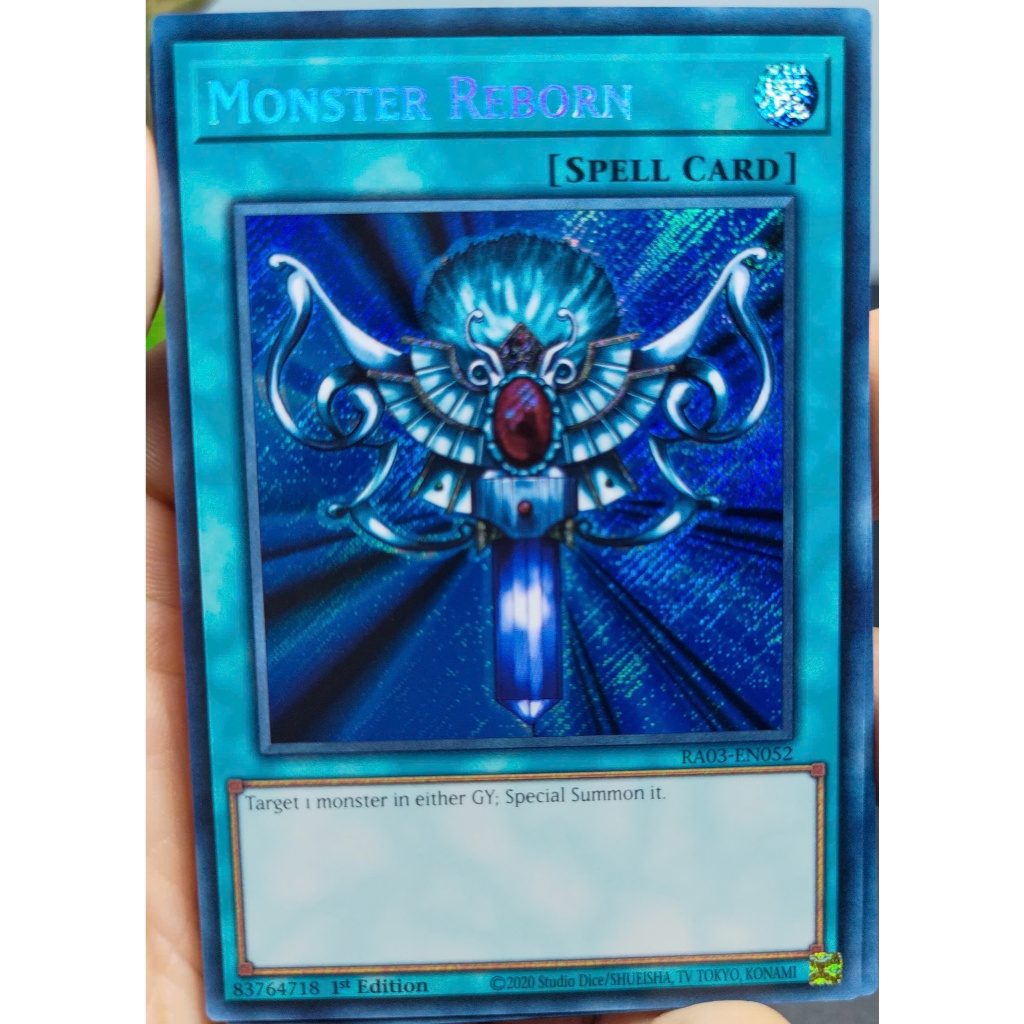 [KW2 Yugioh] [EN-UK] [Nice Art] Thẻ bài RA03-EN052 Monster Reborn | Shopee Việt Nam