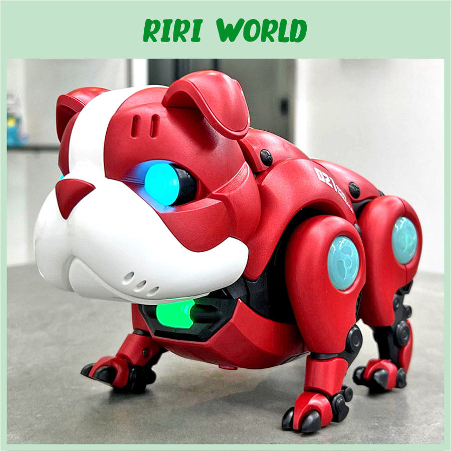 Đồ Chơi Chú Chó Robot Dog-021 Chạy Pin Biết Đi Tự Phát Nhạc Bulldog cử ...