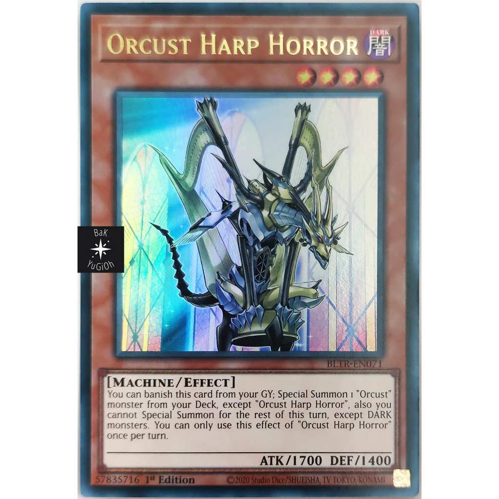 [BaK Yu-Gi-Oh!] [Thẻ Bài Chính Hãng] Orcust Harp Horror |EN| Ultra Rare | Shopee Việt Nam