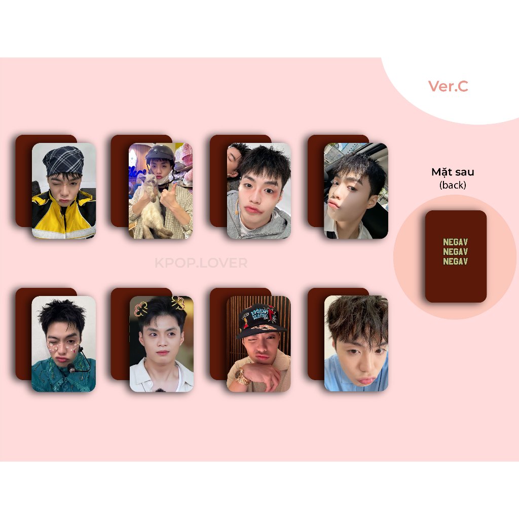 SET 8 CARD BO GÓC NEGAV | Shopee Việt Nam