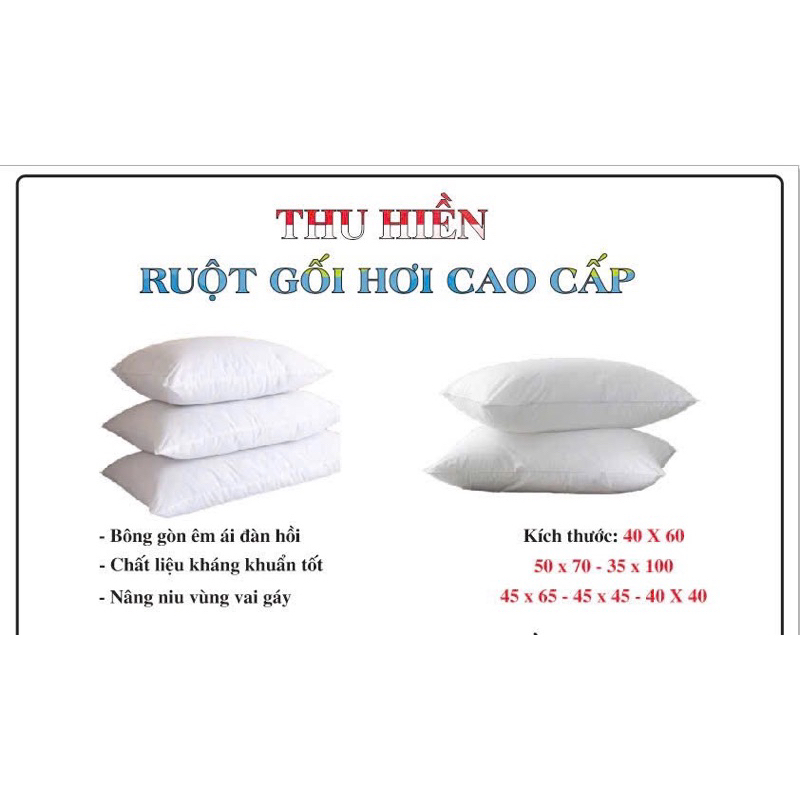 ruột gối hơi cao cấp êm ái thoải mái khi ngủ(1 cái ) | Shopee Việt Nam