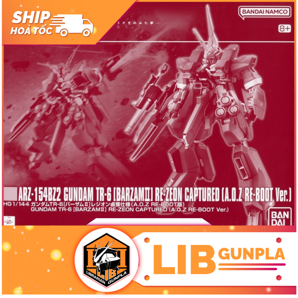 Mô Hình Lắp Ráp Bandai Gundam HG UC 1/144 Gundam Tr-6 Barzam 2 Re-Zeon ...