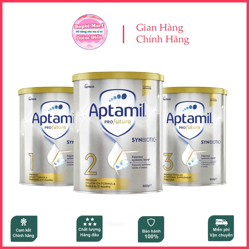 [Date 2026] Sữa Aptamil Profutura Úc Synbyotic Số 1,2,3 - Sữa Bột Công Thức 900g | Shopee Việt Nam