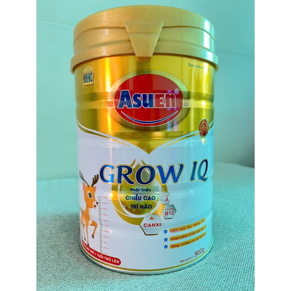 Sữa tăng trưởng chiều cao, trí não cho trẻ 1-15 tuổi Asuen Grow IQ lon ...