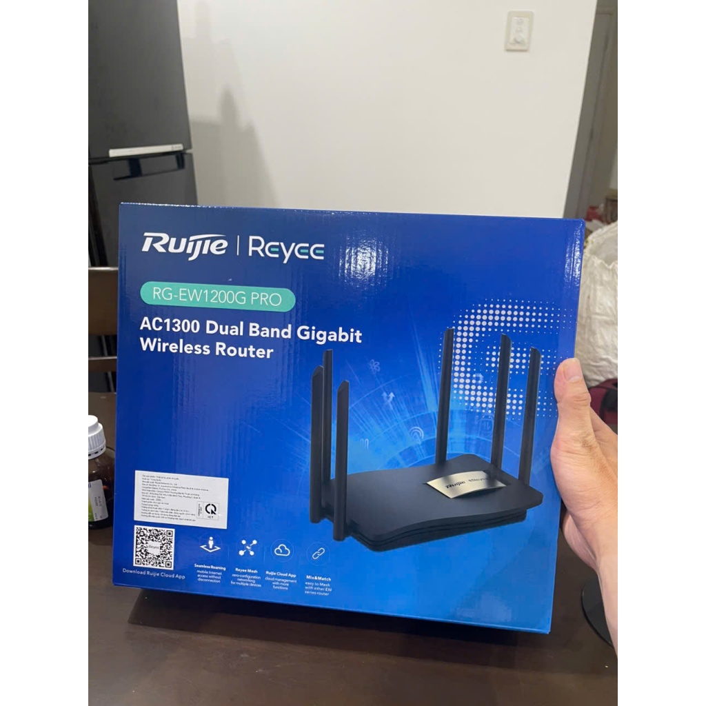 router Wifi RUIJIE REYEE RG-EW1200G-PRO m (6 anten 6dBi, 1267Mbps, 2 ...