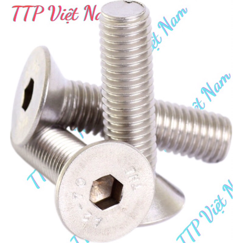 20Cái Bulong,Ốc Lục giác chìm đầu Bằng INOX304 M3,M4,M5,M6,M8 | Shopee Việt Nam
