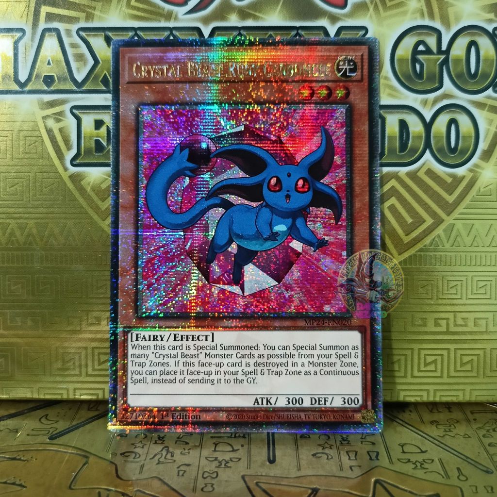Crystal Beast Ruby Carbuncle – MP24-EN020 – Quarter Century Rare [Thẻ ...