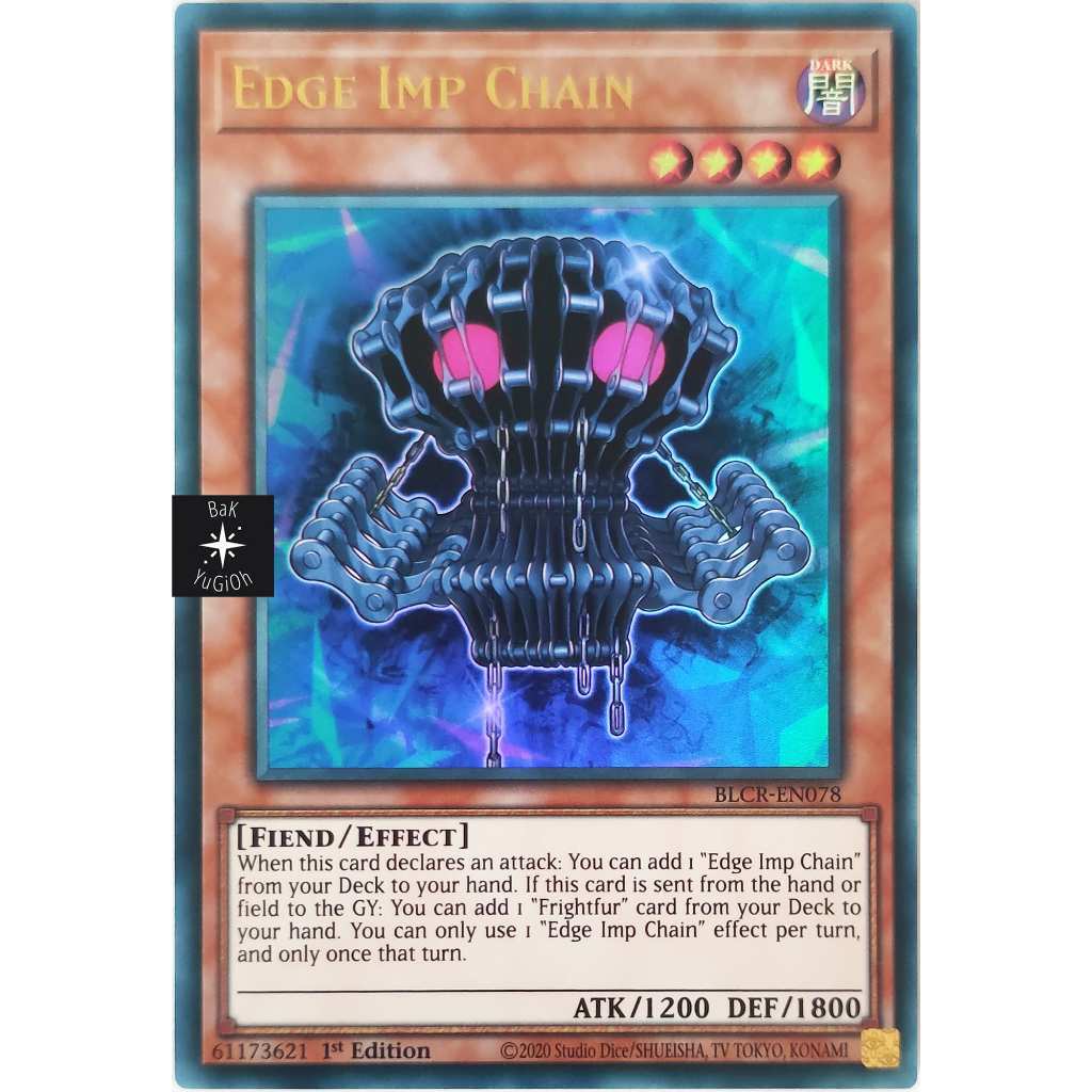 [BaK Yu-Gi-Oh!] [Thẻ Bài Chính Hãng] Edge Imp Chain |EN| Ultra Rare | Shopee Việt Nam
