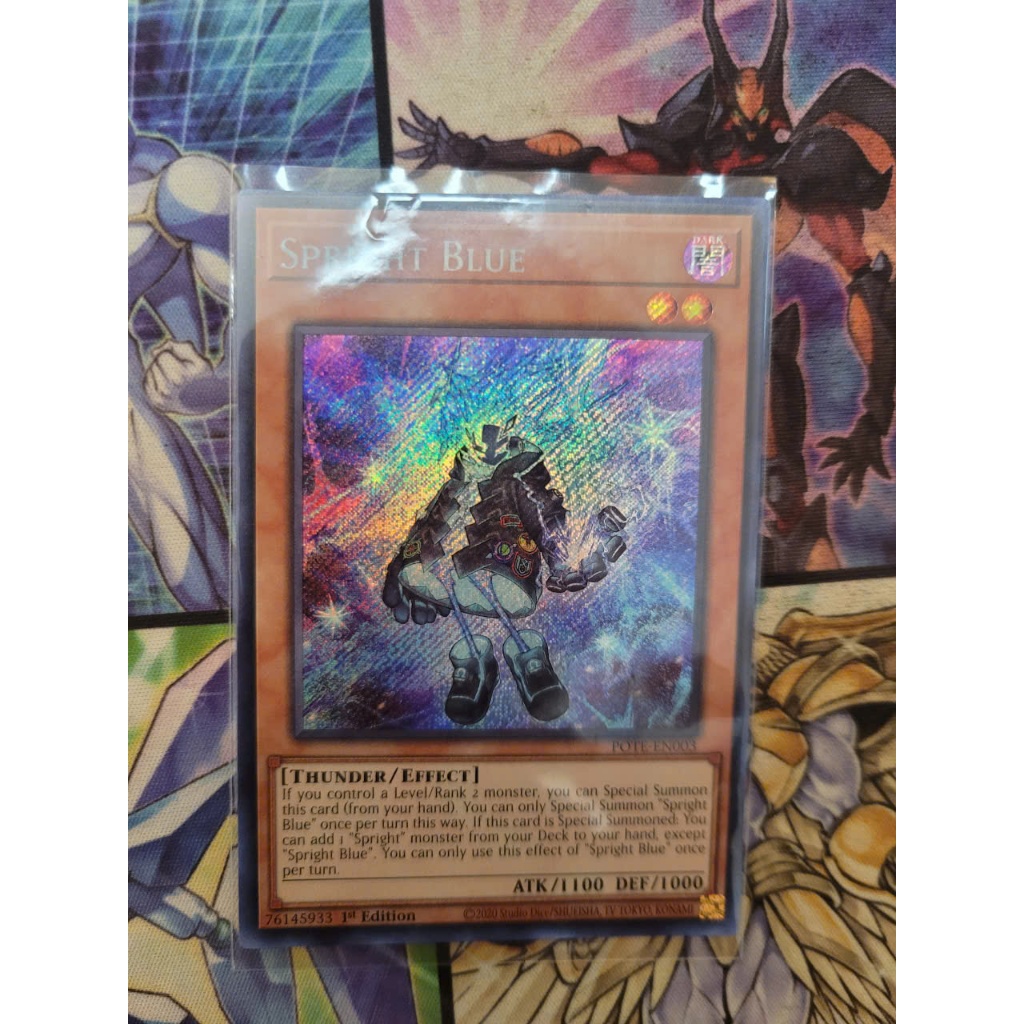 Thẻ bài Yugioh - TCG - Spright Blue - POTE-EN003 - Secret Rare 1st ...
