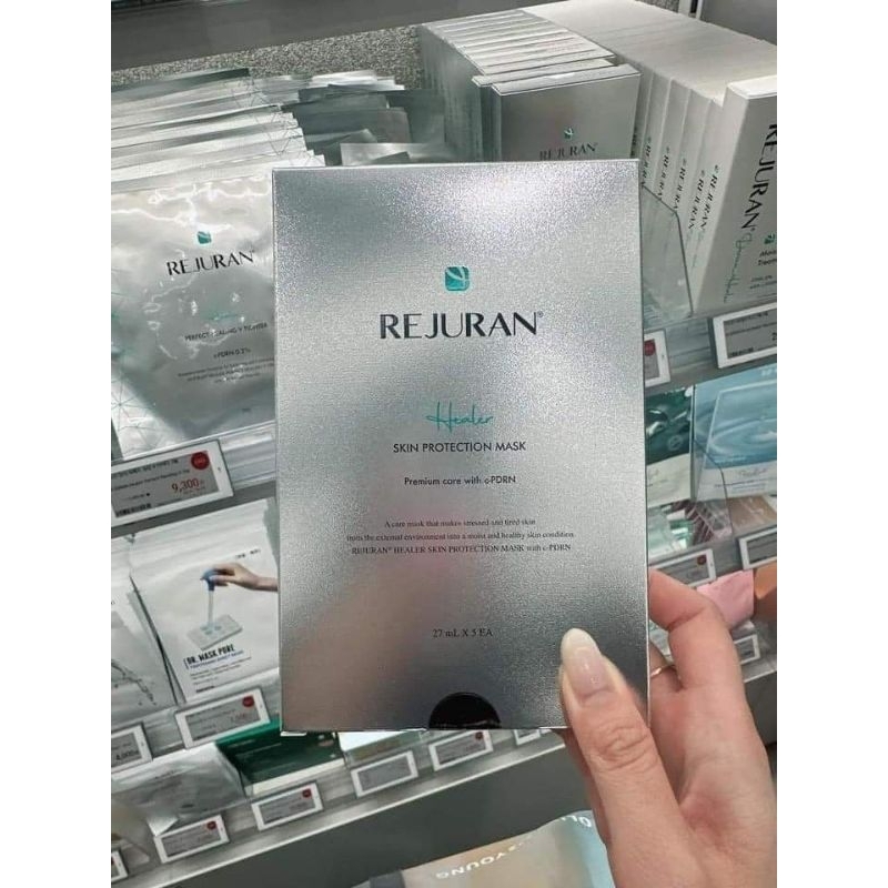 [Hộp 5 miếng] Mặt nạ phục hồi trẻ hoá căng bóng da Rejuran Skin Protection Mask | Shopee Việt Nam