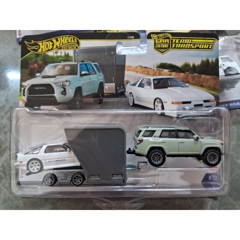 HOT WHEELS PREMIUM 2018 TOYOTA 4RUNNER & 1989 TOYOTA SUPRA TEAM ...