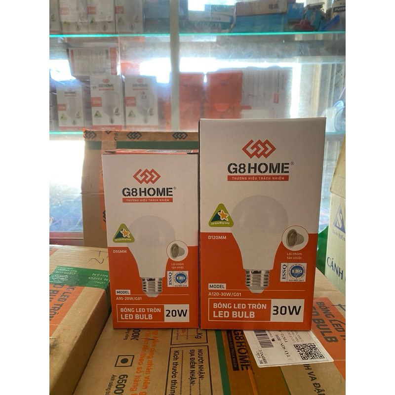 Led buld tròn G8 20W 30W | Shopee Việt Nam
