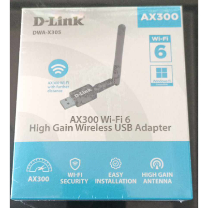 USB WiFi D-Link DWA-X305 WiFi 6 AX300 _ Hàng chính hãng | Shopee Việt Nam