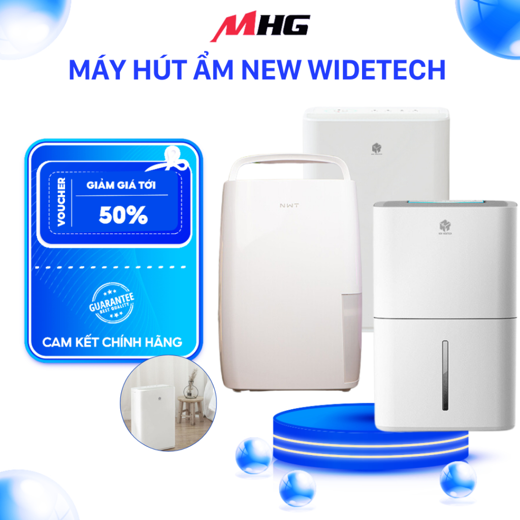 Máy Hút Ẩm Không Khí New Widetech 12-30L | Điều Chỉnh Qua App | Chạy Êm Ít Ồn | BH Chính Hãng ...