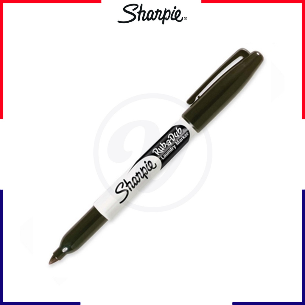 Bút vẽ vải giặt không phai màu Sharpie Laundry Markers - 0.9mm | Shopee ...