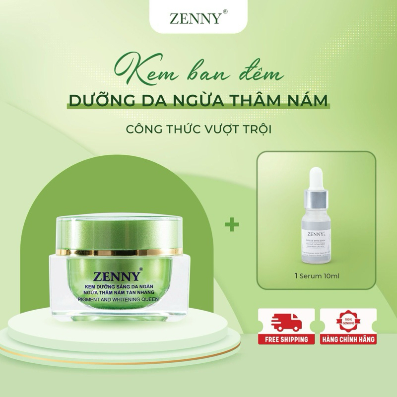 Kem Dưỡng Da Ban Đêm ZENNY COSMETIC, Dưỡng Da Ngừa Thâm Nám, Tàn Nhang ...